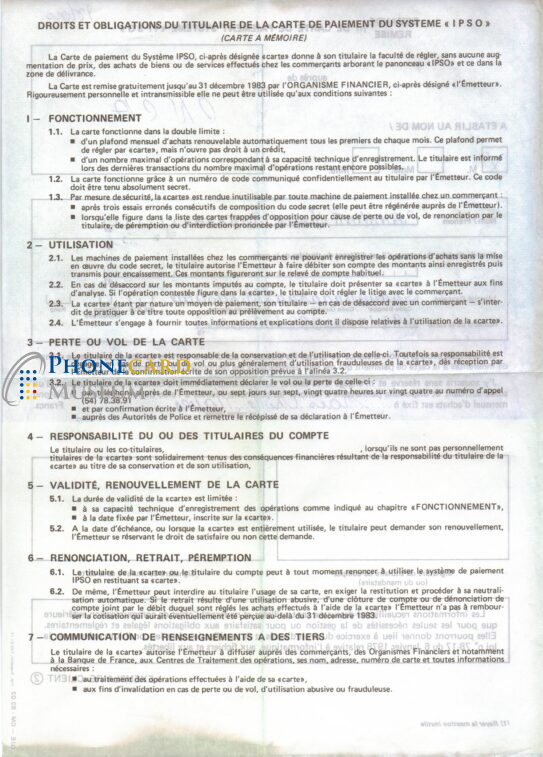 ipso card
