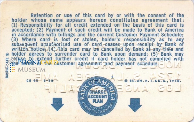 The Credit Card - Phonecard Museum
